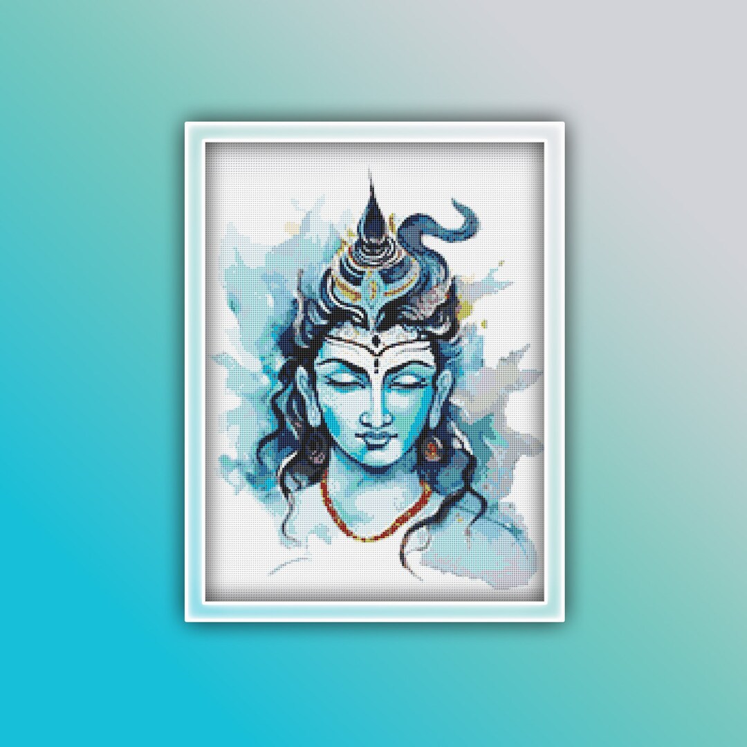 Shiva Cross Stitch Pattern 4 Instant Download Instant PDF Download ...