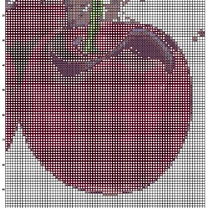 Cherries Cross Stitch Pattern 1 Instant PDF Download Cherry | Etsy