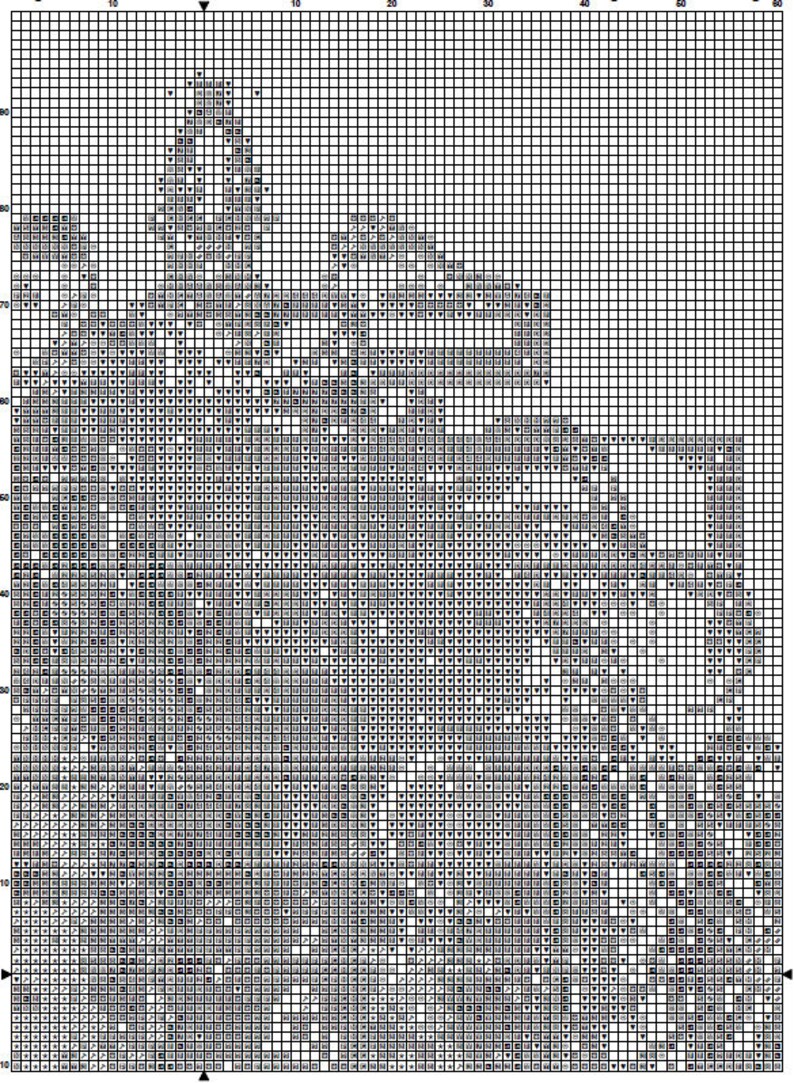 Buddha Cross Stitch Pattern 5 Instant Download Instant PDF | Etsy