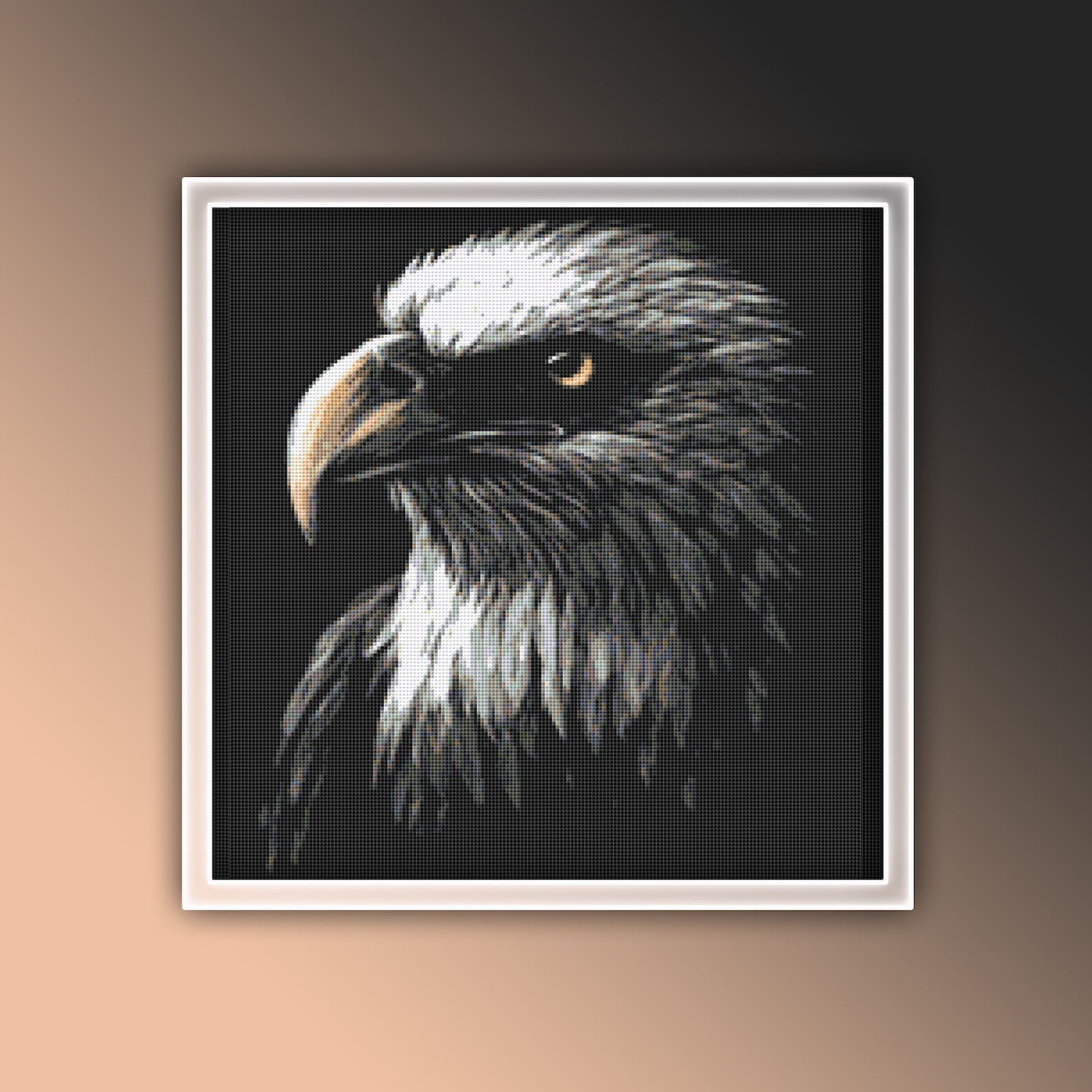 Bald Eagle Cross Stitch Pattern Instant Download Instant PDF Download ...