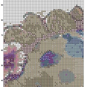 Dinosaur Cross Stitch Pattern 5 Instant PDF Download - Stegosaurus ...