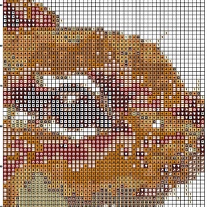 Chipmunk Cross Stitch Pattern 2 Instant PDF Download - Etsy