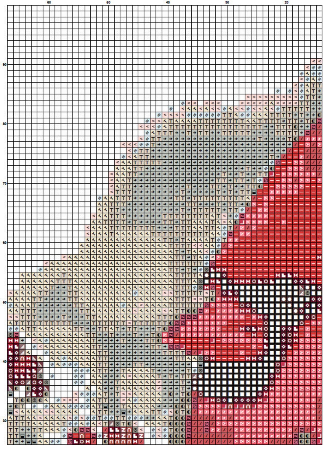 Cardinal Cross Stitch Pattern 1 Instant PDF Download - Etsy