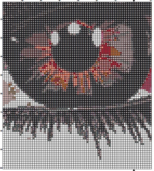 Eye Cross Stitch Pattern 3 Instant PDF Download Eye - Etsy