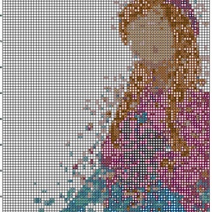 Frozen Cross Stitch Pattern 2 Instant PDF Download Anna - Etsy