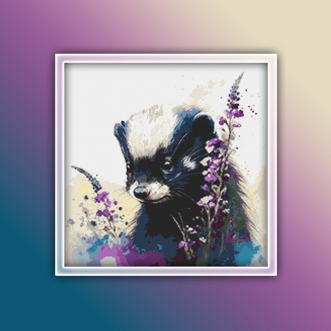 Skunk Cross Stitch Pattern 9 Instant Download Instant PDF Download ...