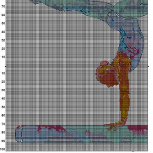 Gymnastics Cross Stitch Pattern 2 Instant Download Instant PDF Download ...
