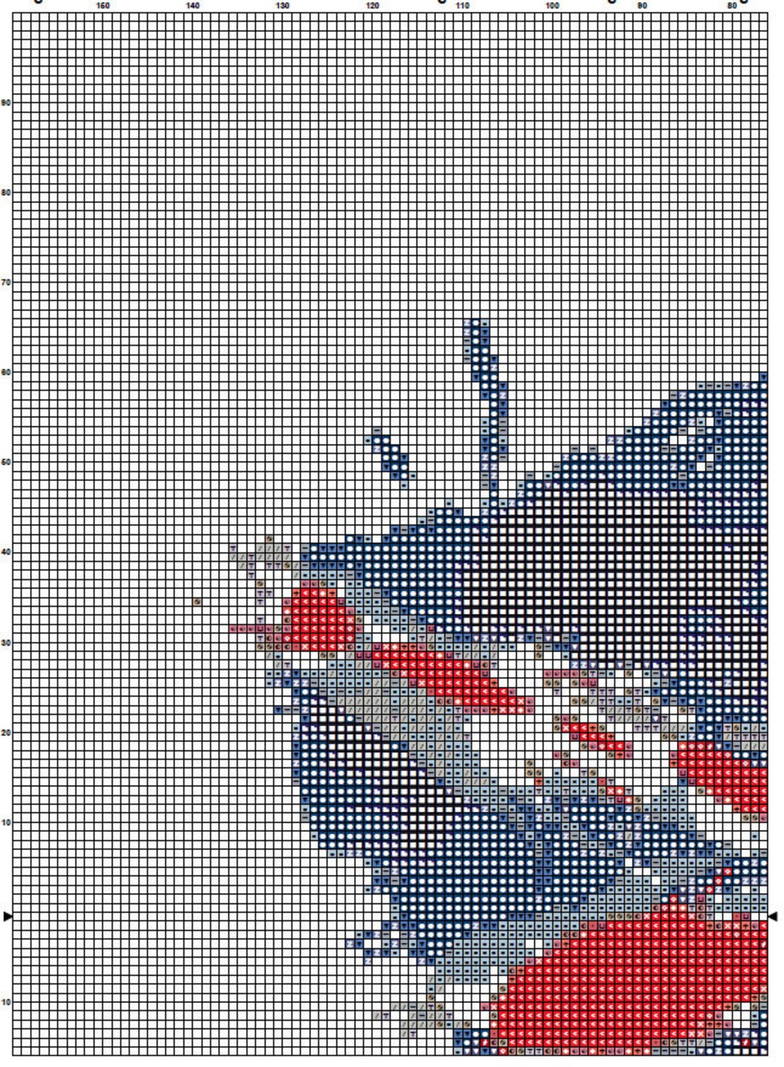 Union Jack Flag Cross Stitch Pattern 1 Instant PDF Download - Etsy
