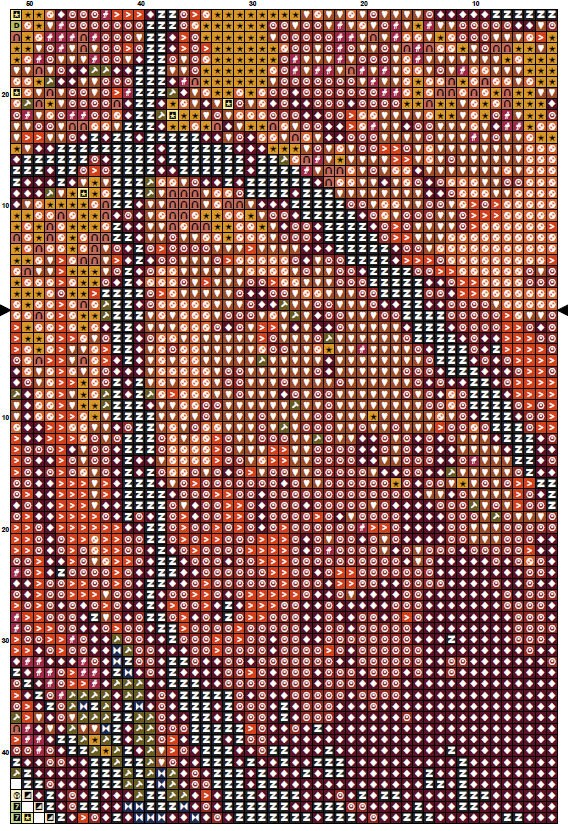 Basketball Ball Cross Stitch Pattern 1 Instant Download | Etsy