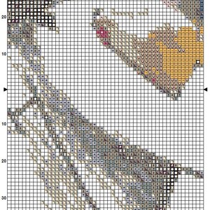 Watercolor Woman Cross Stitch Pattern 1 Instant PDF Download - Woman ...