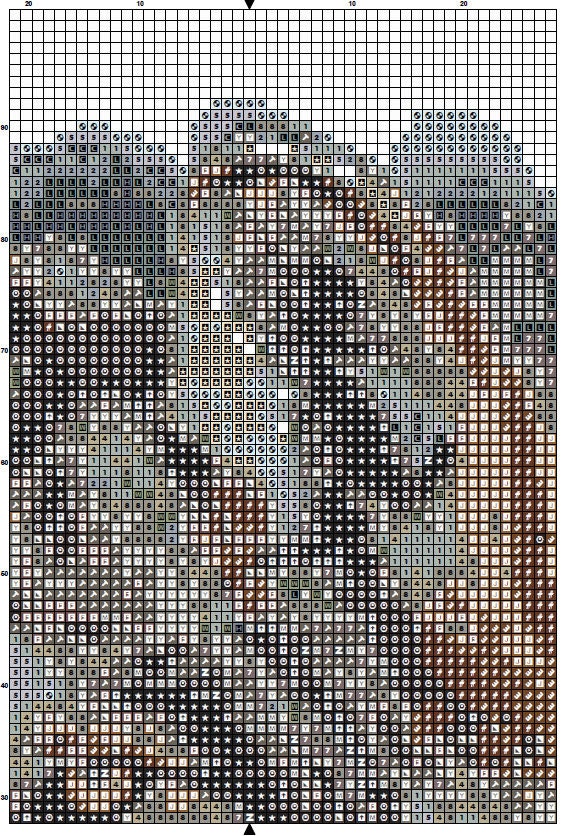 Wolf Cross Stitch Pattern 2 Instant PDF Download Wolf - Etsy