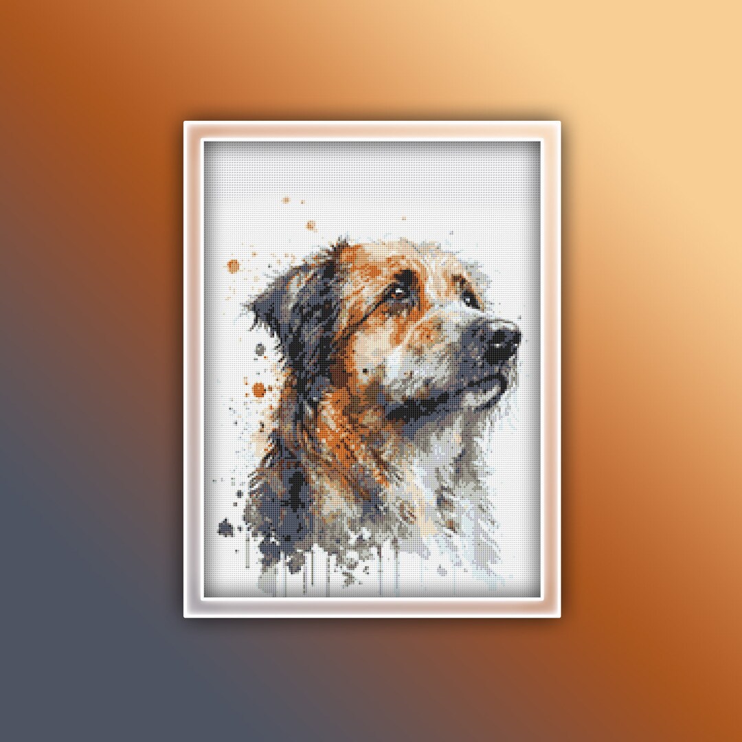 Scruffy Mongrel Dog Cross Stitch Pattern 3 Instant PDF Download ...