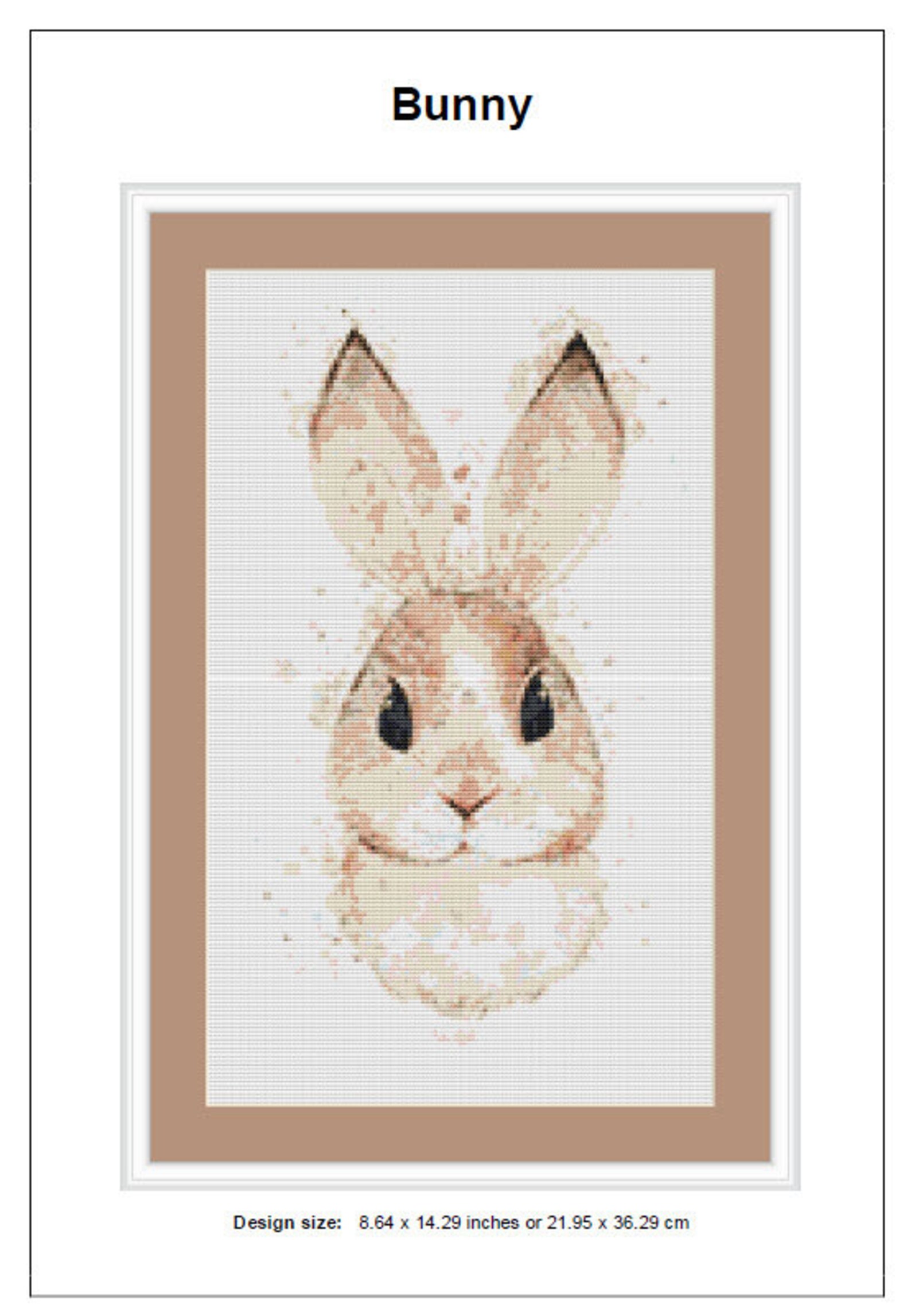 Bunny Cross Stitch Pattern Instant Download Instant PDF - Etsy