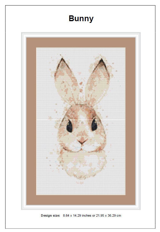 Bunny Cross Stitch Pattern Instant Download Instant PDF - Etsy