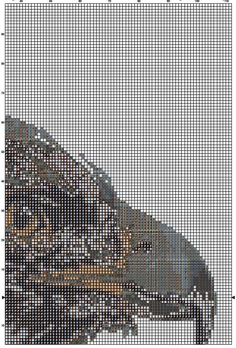 Hawk Cross Stitch Pattern 1 Instant Download Instant PDF - Etsy