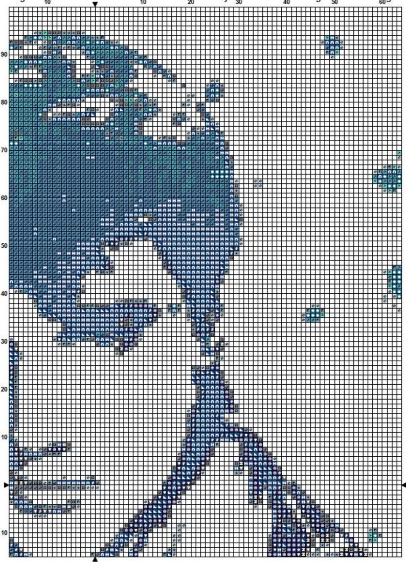 Elvis Presley Cross Stitch Pattern 1 Instant PDF Download - Etsy