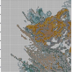 Leopard Cross Stitch Pattern 11 Instant PDF Download Leopard - Etsy