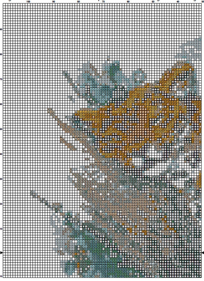 Leopard Cross Stitch Pattern 11 Instant PDF Download Leopard - Etsy