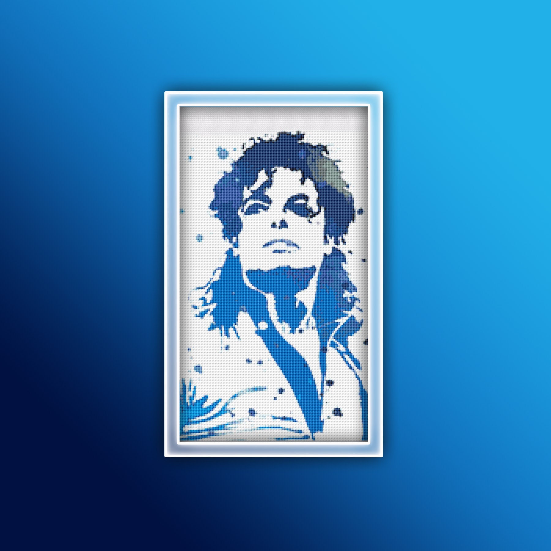 Michael Jackson Cross Stitch Pattern 2 Instant PDF Download | Etsy