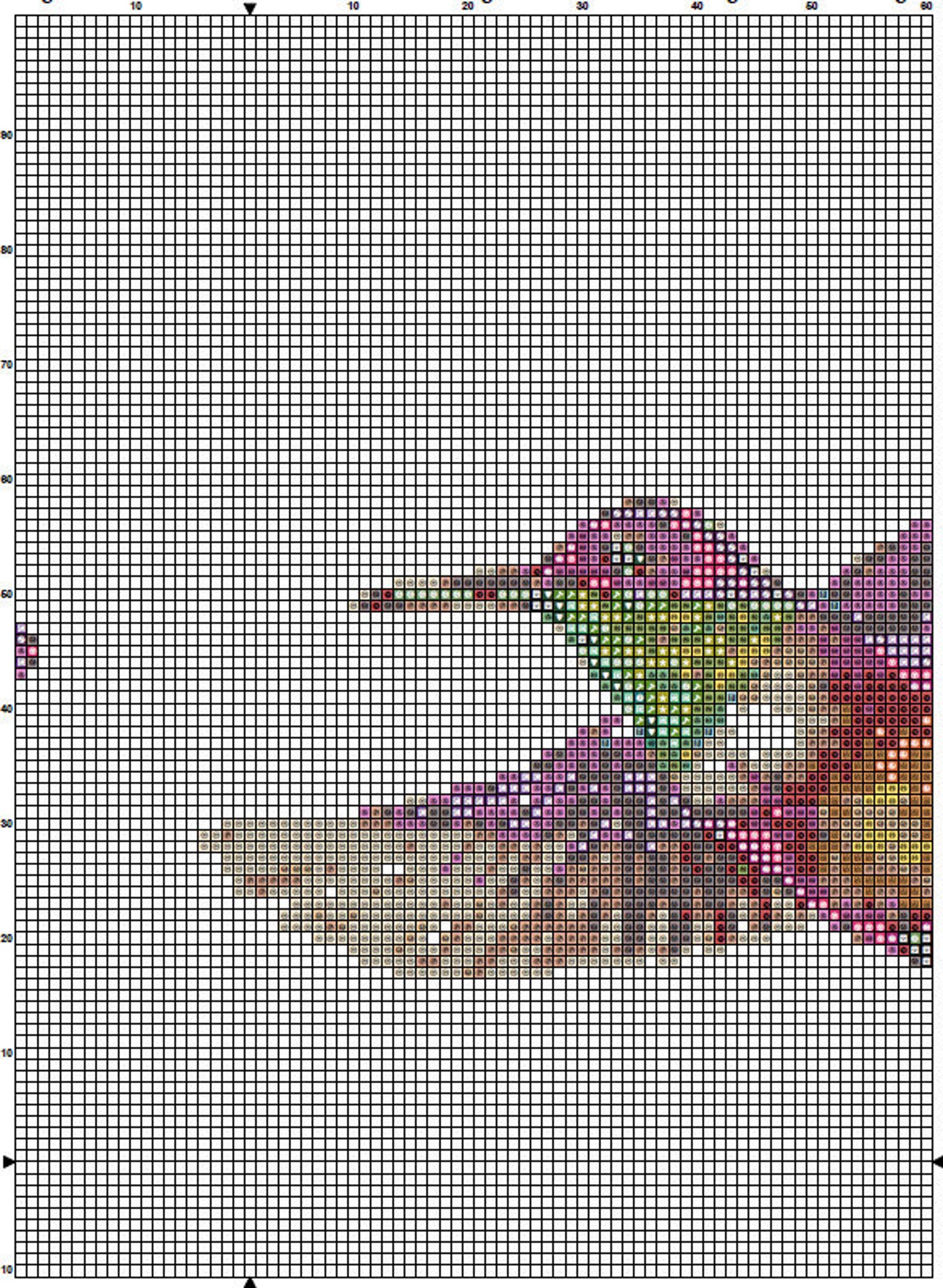 Hummingbird Cross Stitch Pattern 4 Instant PDF Download - Etsy