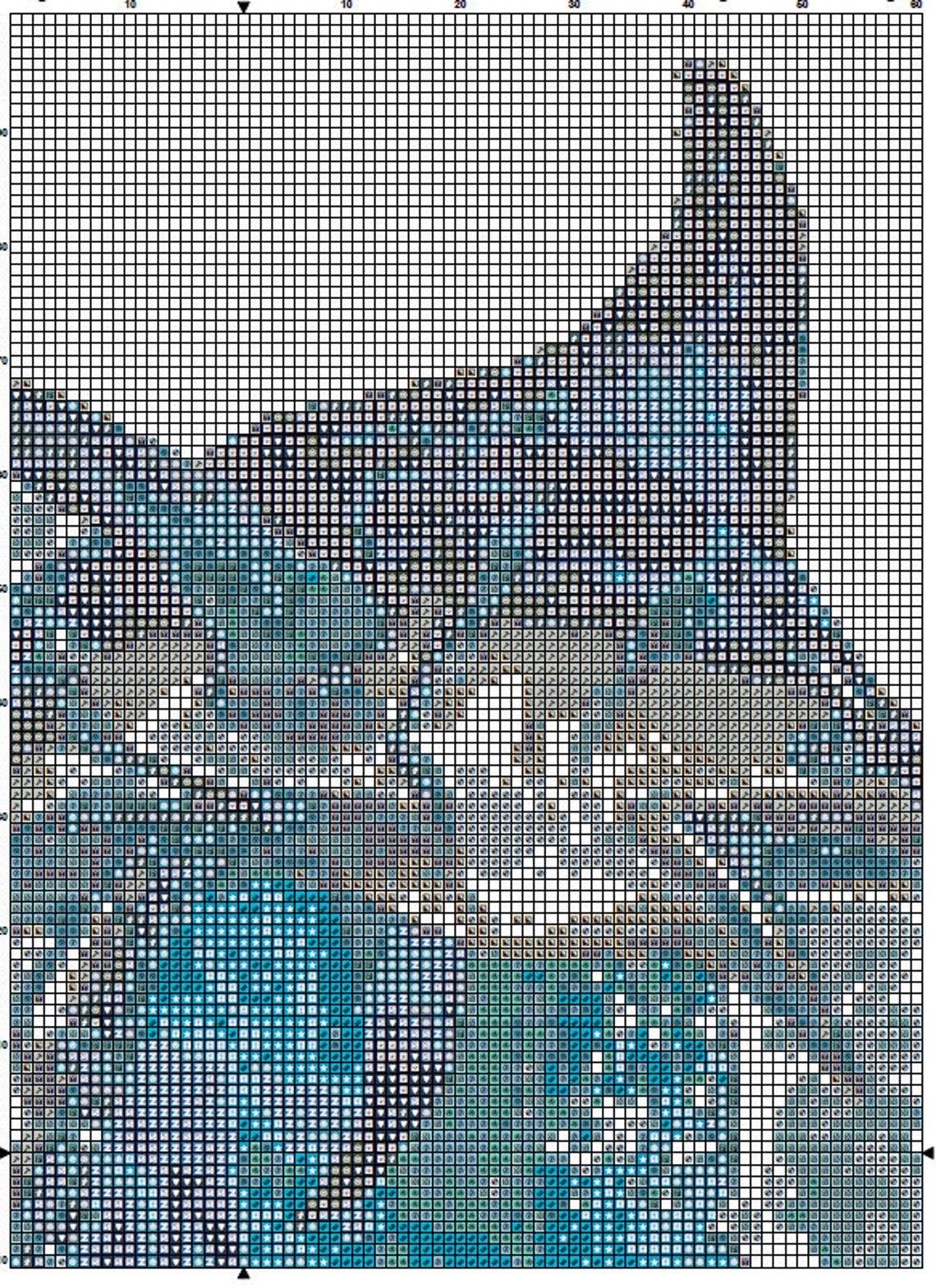 Marlin Cross Stitch Pattern 1 Instant PDF Download Marlin | Etsy