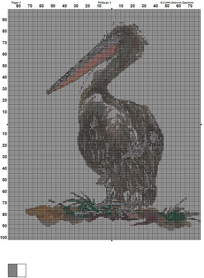 Pelican Cross Stitch Pattern 1 Instant Pdf Download Pelican