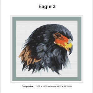 Eagle Cross Stitch Pattern 3 Instant Download Instant PDF Download ...