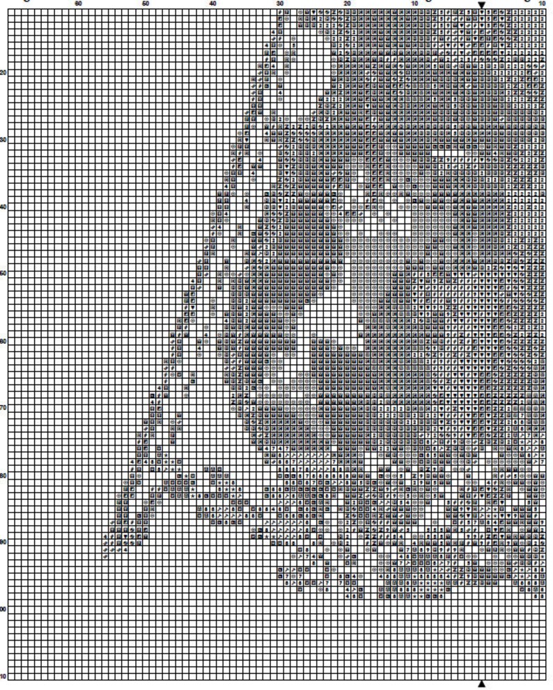 Violin Cross Stitch Pattern 1 Instant PDF Download Violin - Etsy