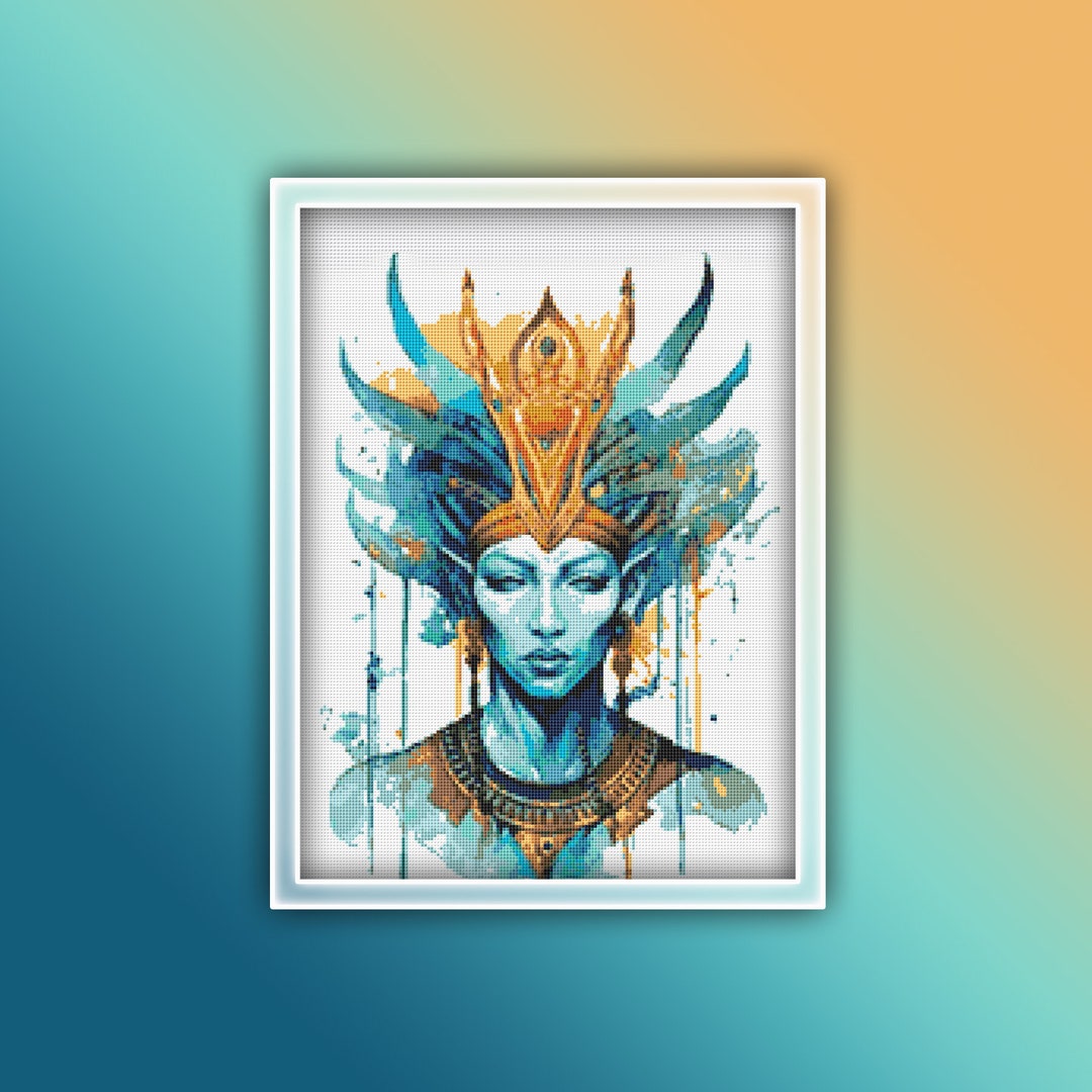 Osiris Cross Stitch Pattern 1 Instant PDF Download - Egyptian God ...