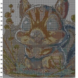 Chipmunk Cross Stitch Pattern 4 Instant PDF Download - Chipmunk ...