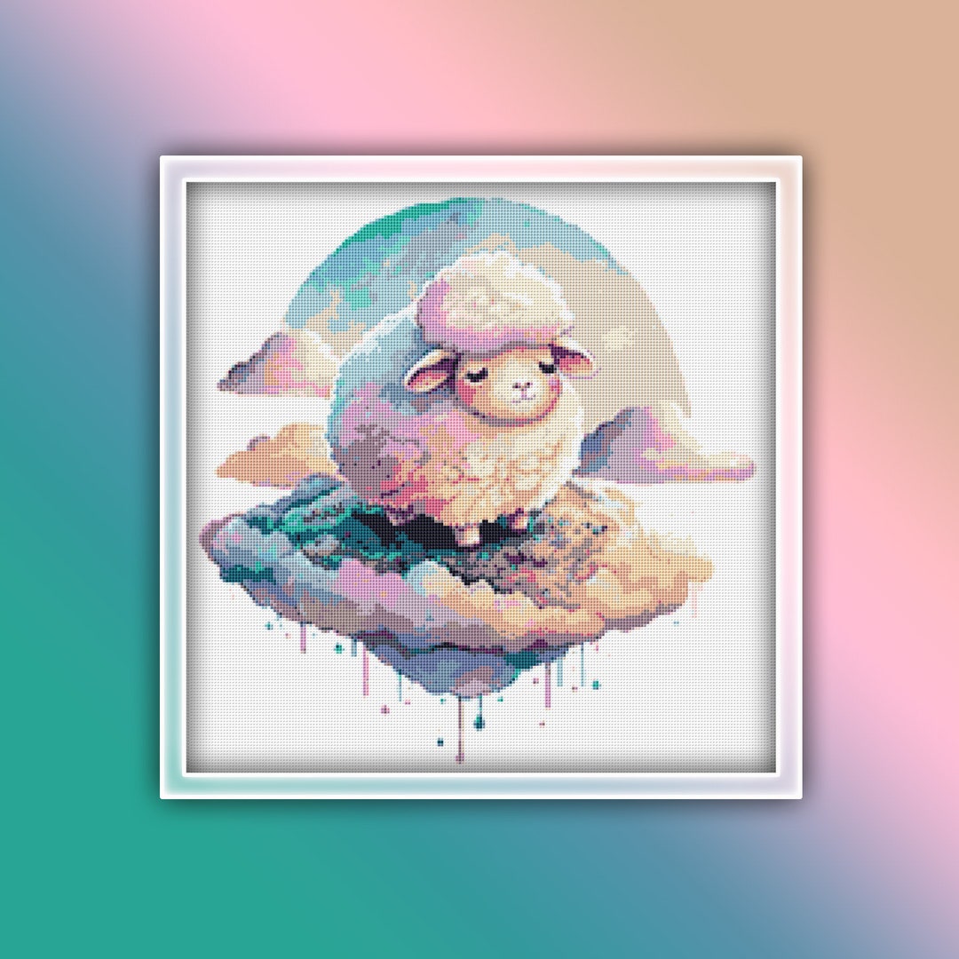 Sheep Cross Stitch Pattern 12 Instant Download Instant PDF Download ...