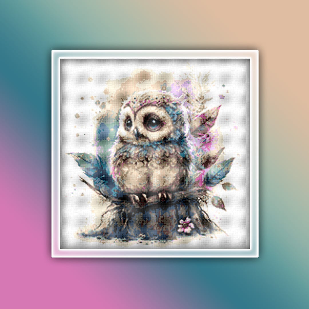Owl Cross Stitch Pattern 24 Instant Download Instant PDF Download ...