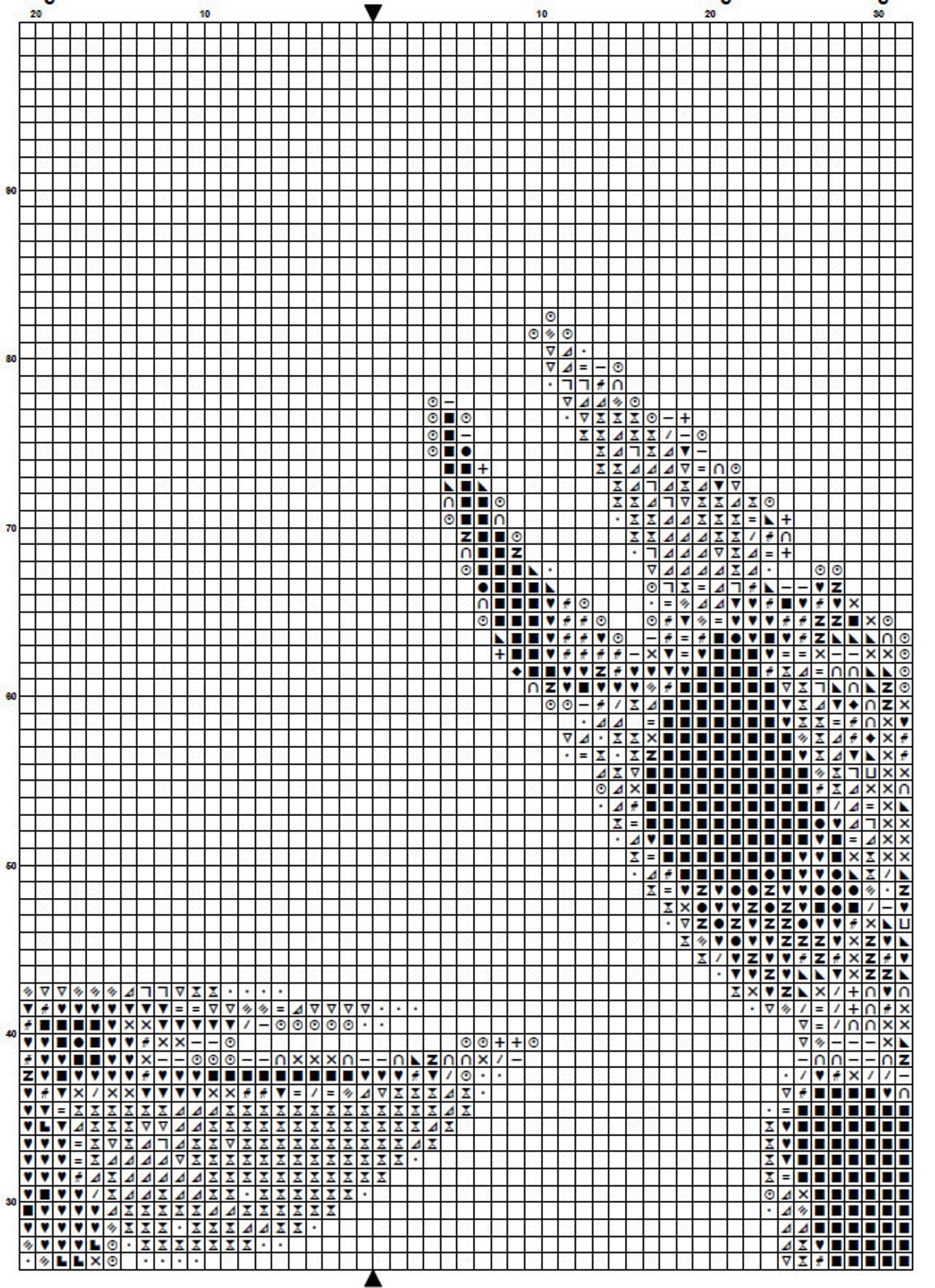 Crab Cross Stitch Pattern Instant PDF Download Crab | Etsy