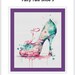 Fairy Tale Shoe Cross Stitch Pattern 3 Instant PDF Download - Lady ...