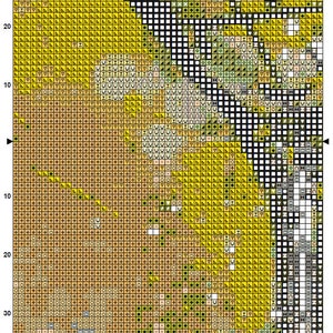 Kamikaze Cross Stitch Pattern 1 Instant PDF Download - Cocktail Watercolor Cross Stitch Pattern ...