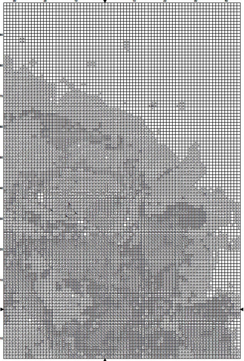 Single Pink Rose Cross Stitch Pattern Instant PDF Download | Etsy