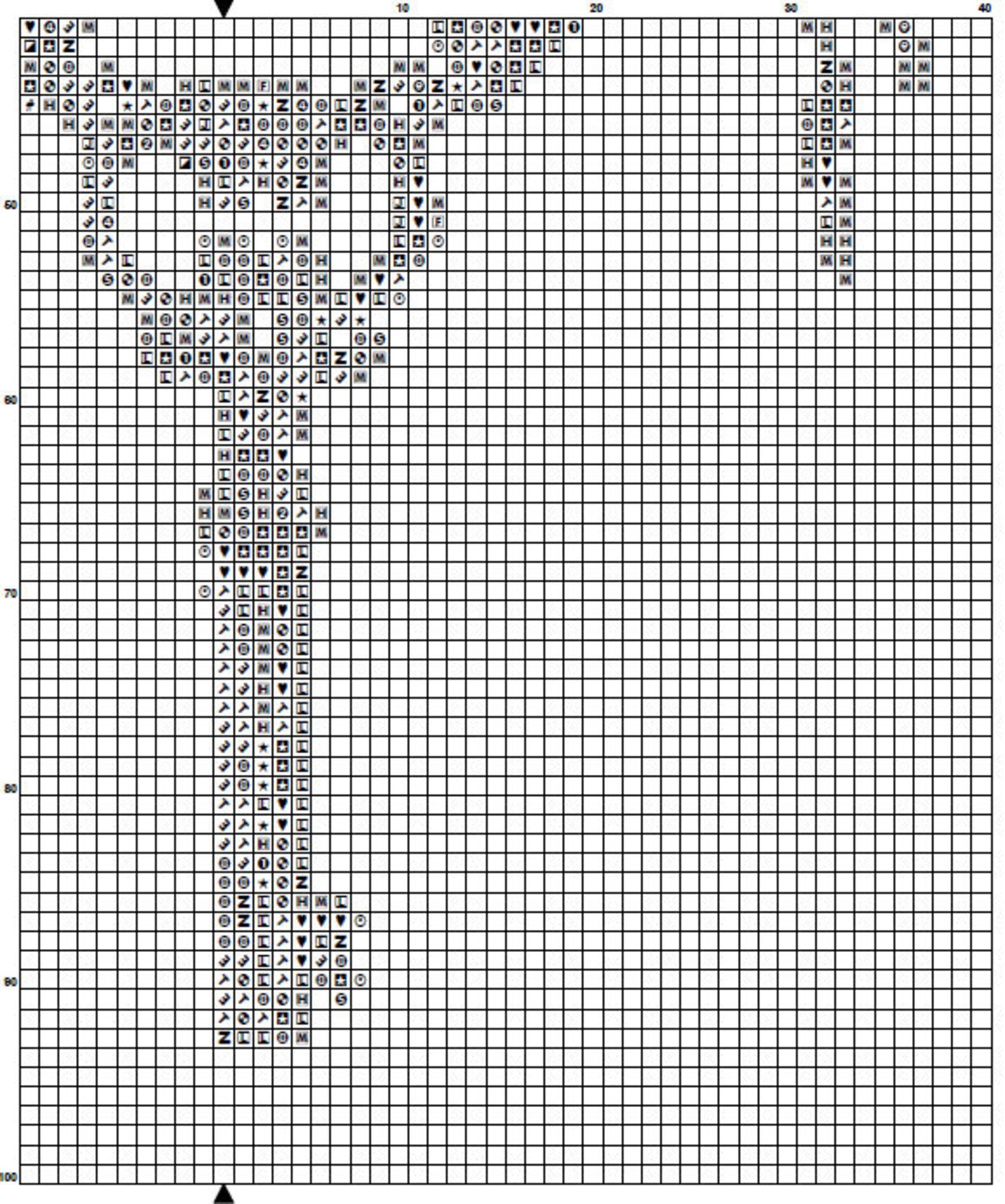 Rose Key Cross Stitch Pattern 1 Instant PDF Download Roses | Etsy