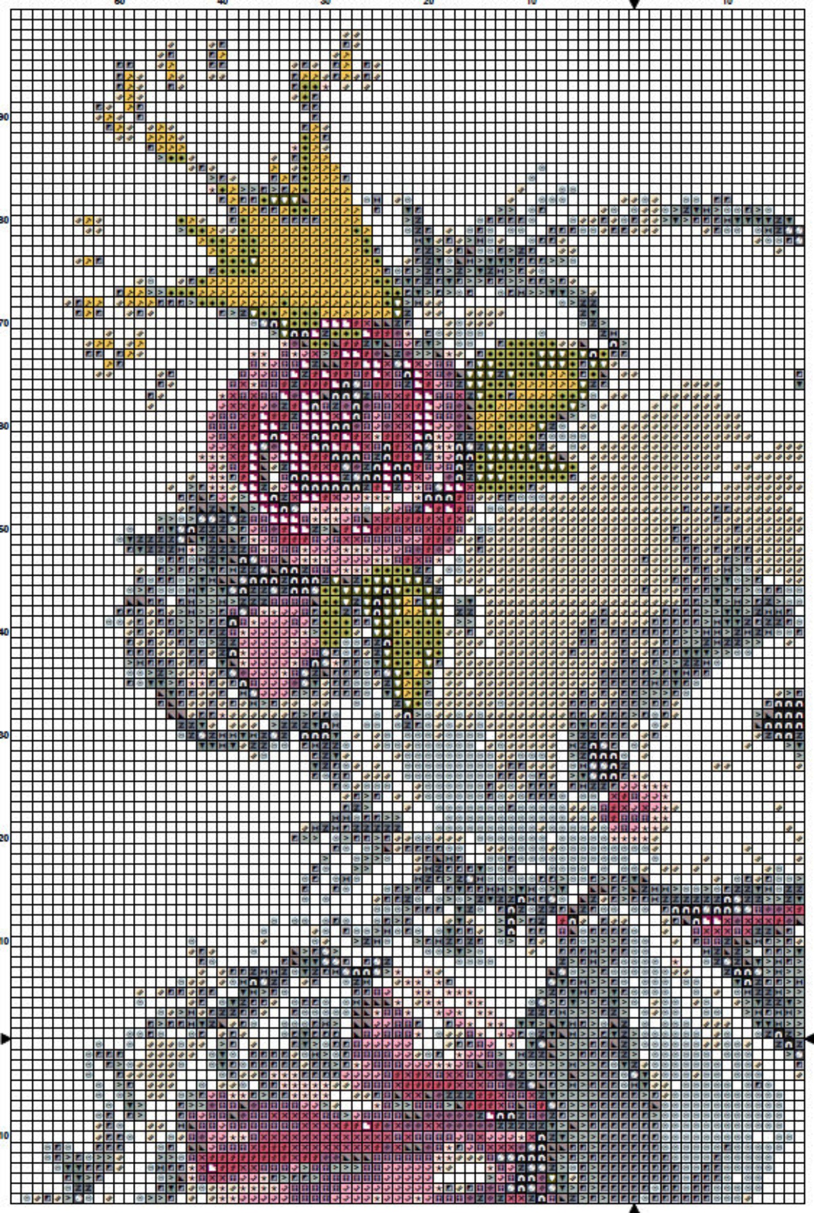 Teddy Bear Cross Stitch Pattern 8 Instant PDF Download Teddy - Etsy