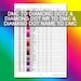 DMC to Diamond Dotz Conversion Chart PDF Instant Download Cross Stitch ...