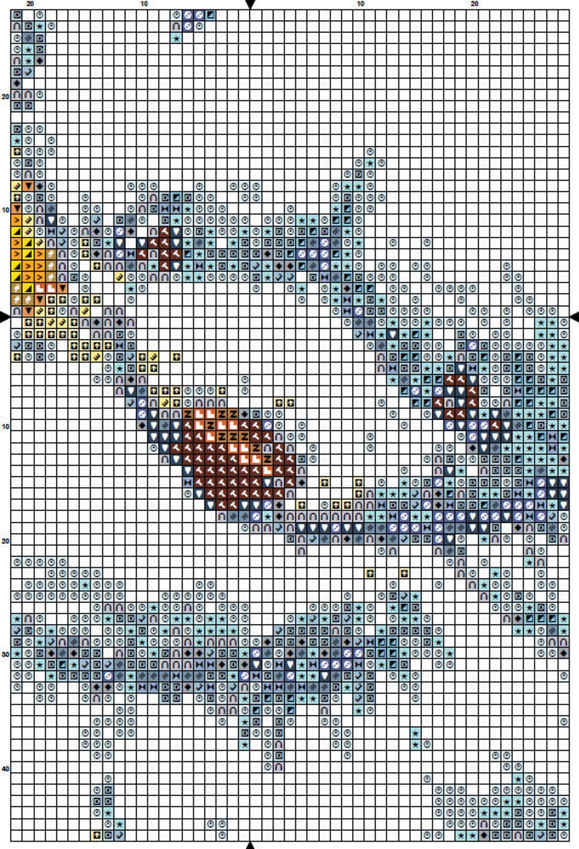 Teddy Bear Cross Stitch Pattern 6 Instant PDF Download Teddy | Etsy