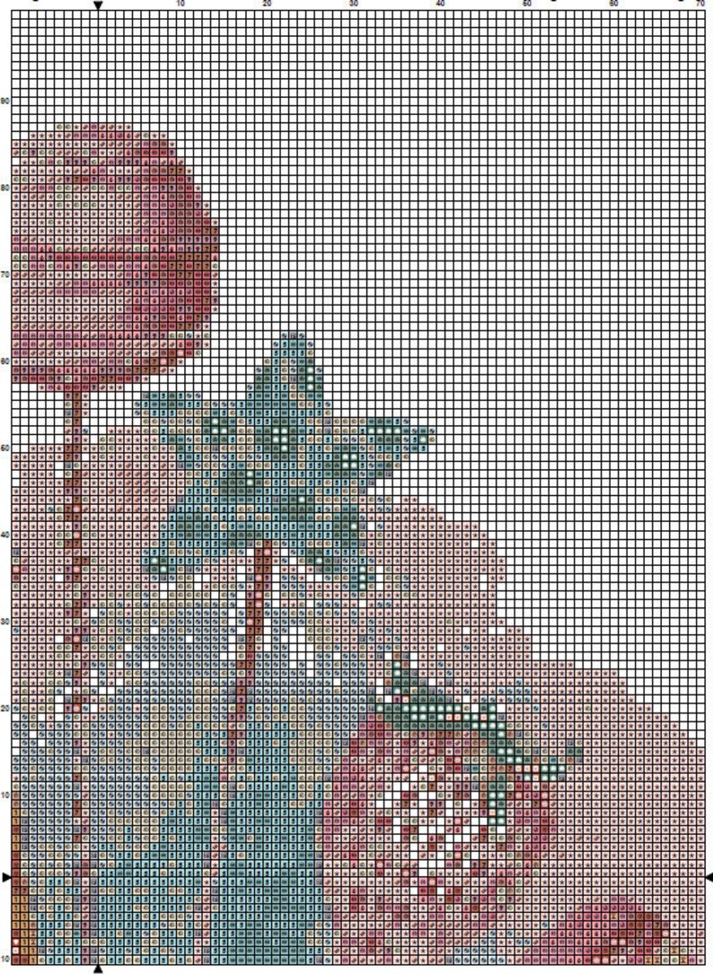 Ice Cream Cross Stitch Pattern 1 Instant PDF Download | Etsy