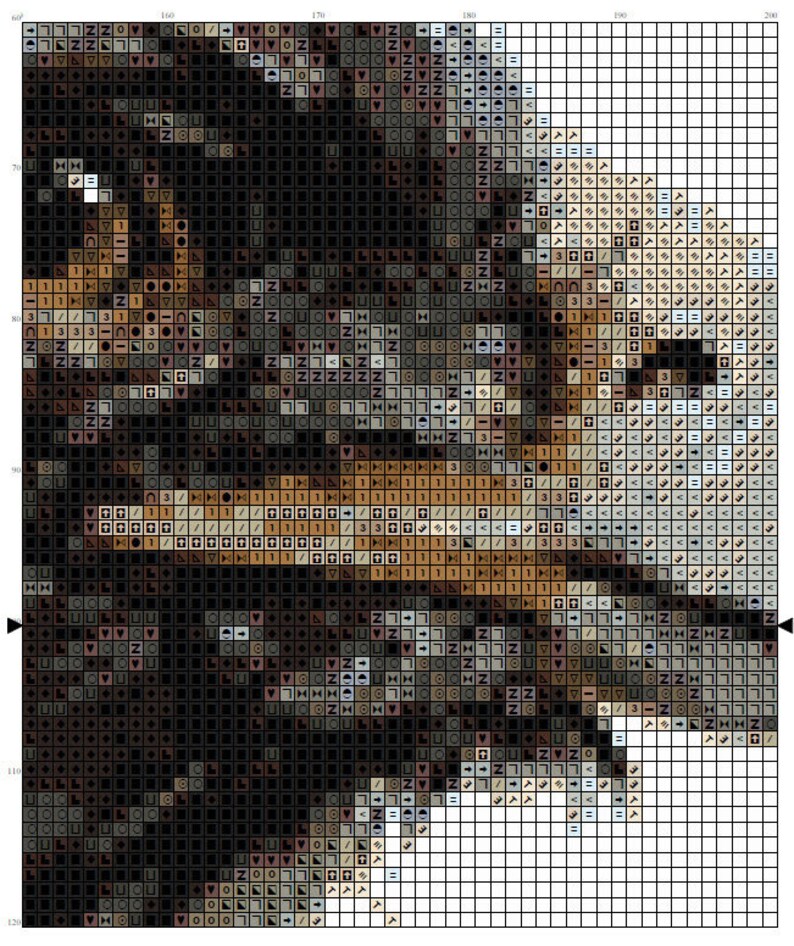 Hawk Cross Stitch Pattern 1 Instant Download Instant PDF | Etsy