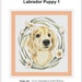 Labrador Puppy Cross Stitch Pattern 1 Instant PDF Download - Labrador ...