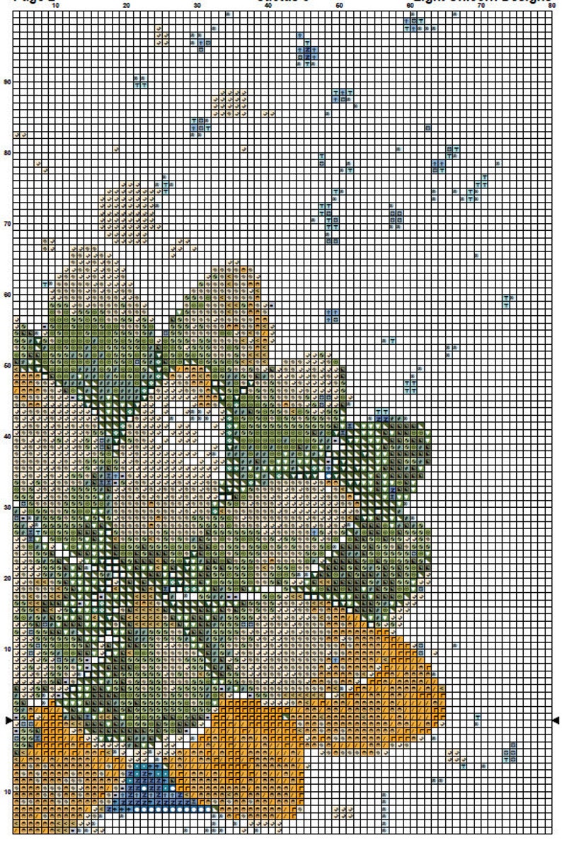 Cactus Cross Stitch Pattern 5 Instant PDF Download Cactus | Etsy