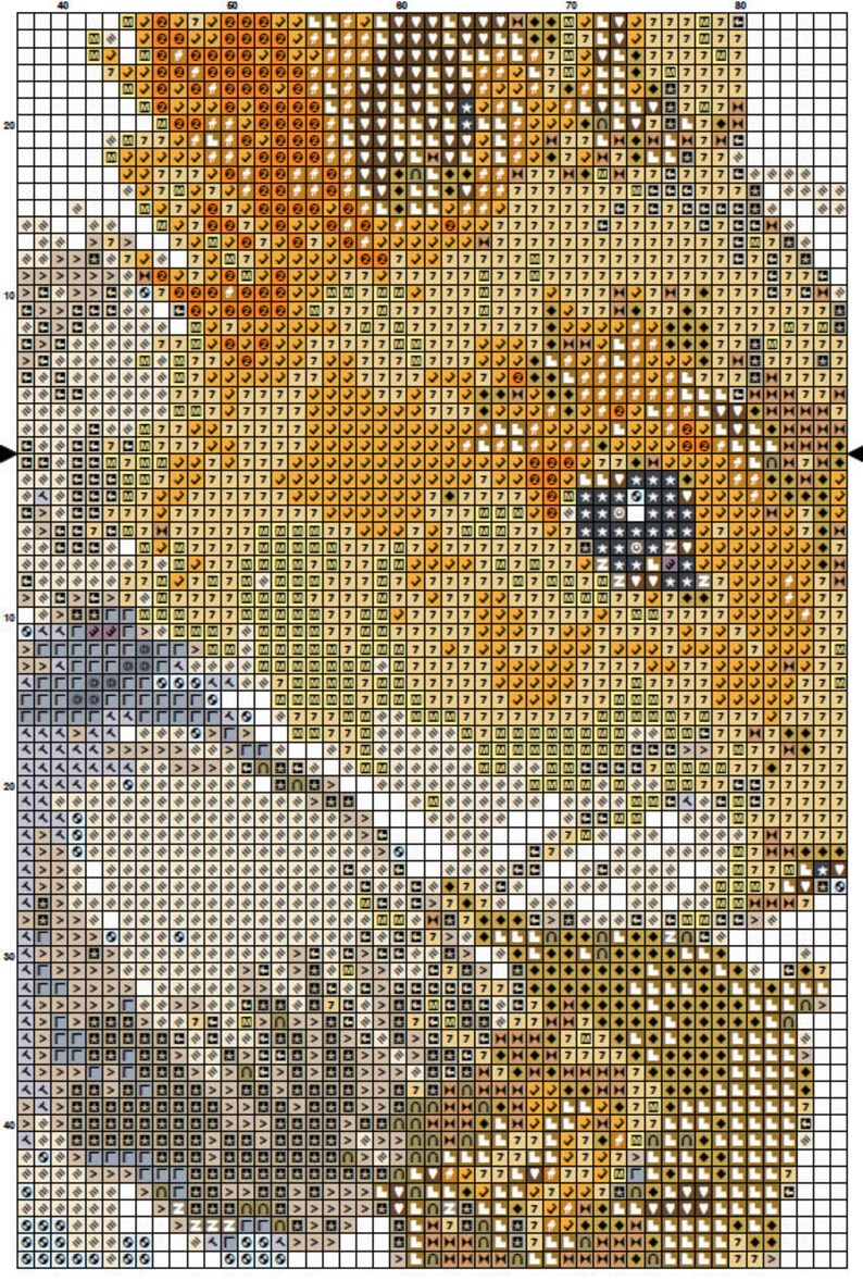 Squirrel Cross Stitch Pattern 2 Instant PDF Download | Etsy