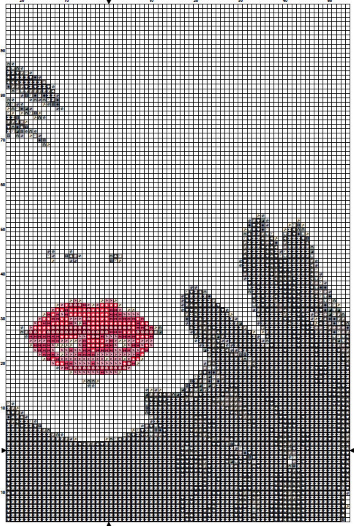 Woman Cross Stitch Pattern 41 Instant PDF Download Woman - Etsy