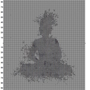 Buddha Cross Stitch Pattern 2 Instant Download Instant PDF Download ...