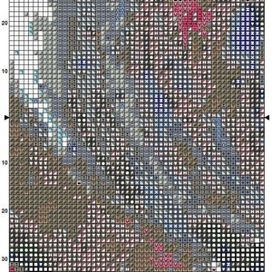 Ballerina Hippo Cross Stitch Pattern 1 Instant PDF Download - Hippo Watercolor Cross Stitch ...