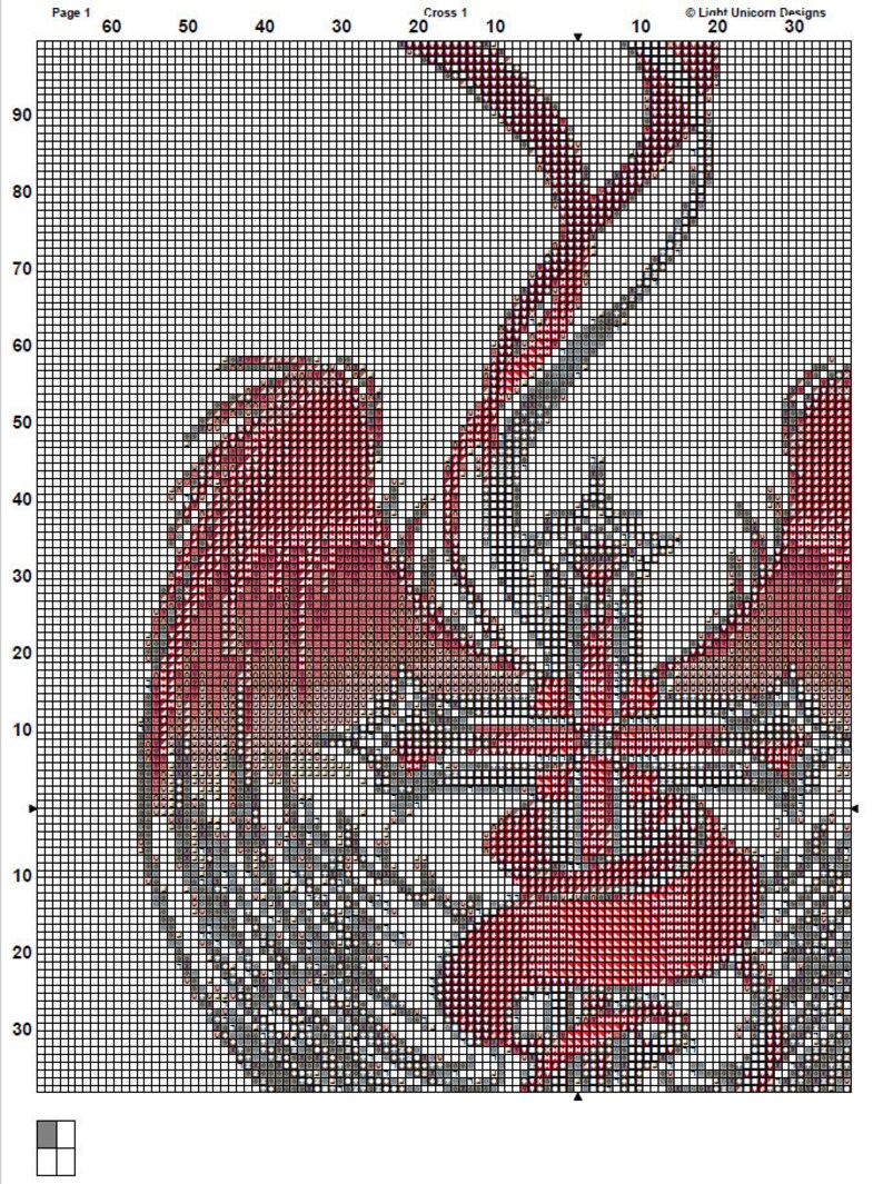 Cross Cross Stitch Pattern 1 Instant PDF Download - Etsy