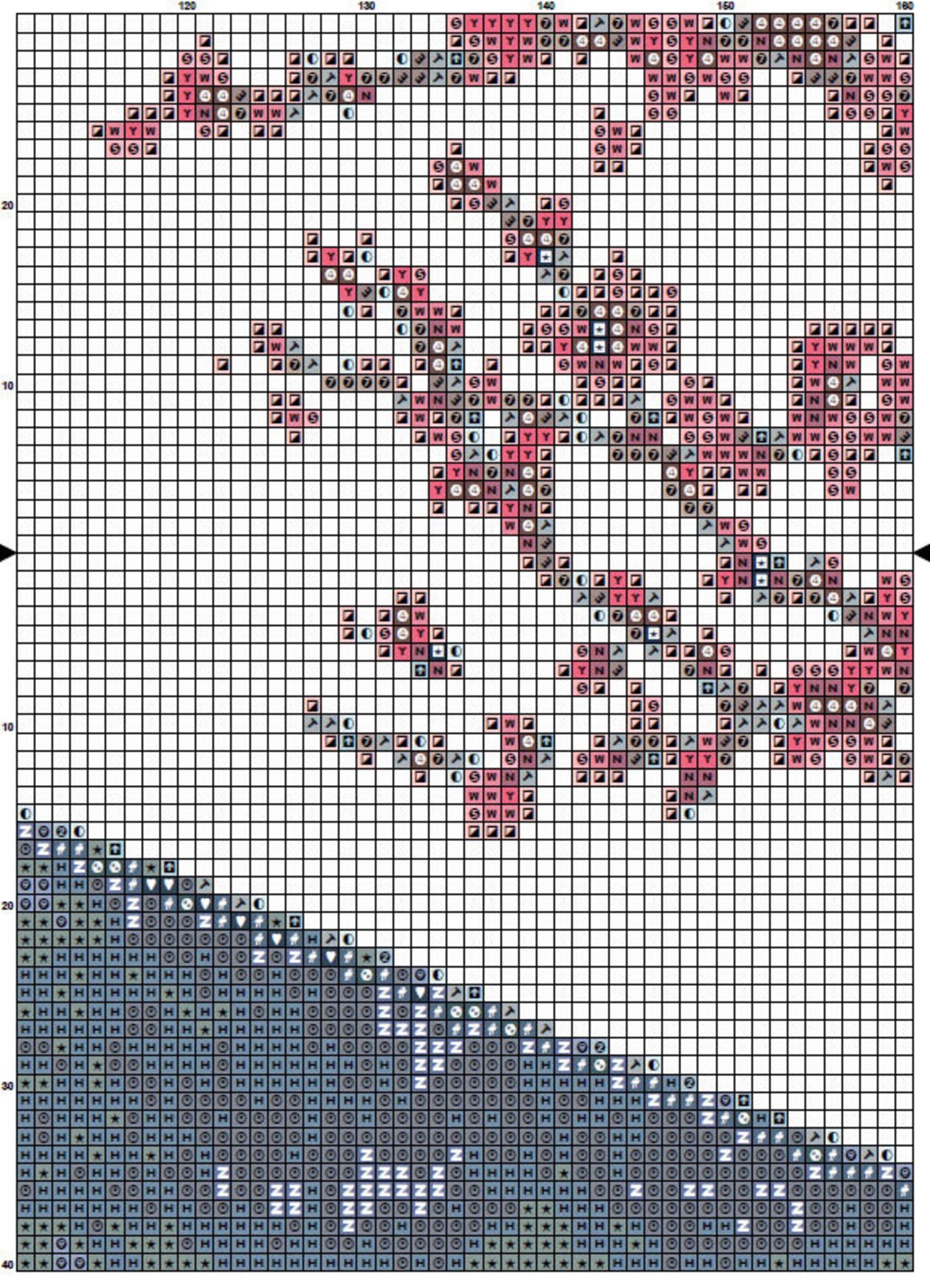 Japan Cross Stitch Pattern 3 Instant PDF Download Tree - Etsy